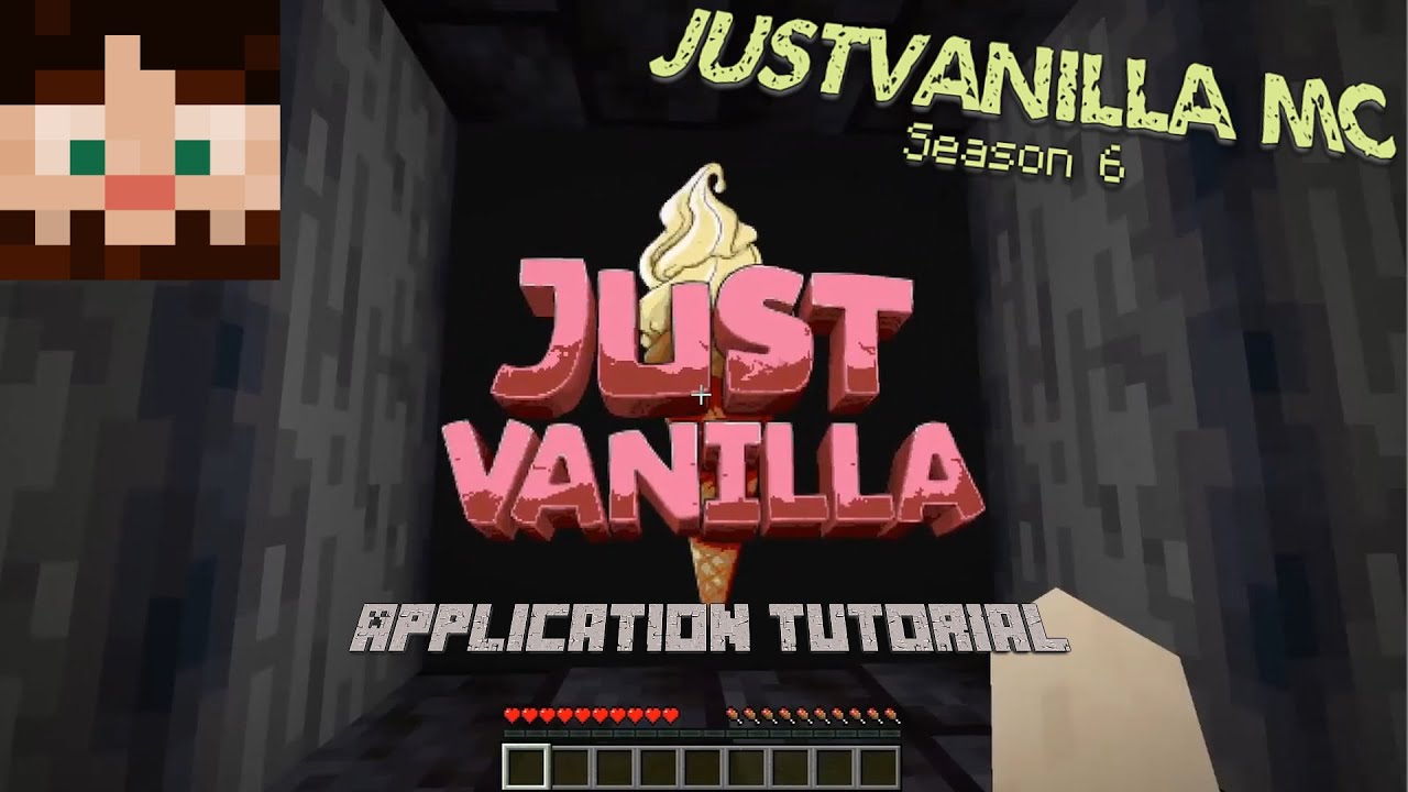 Just Vanilla Season 6 - Application Tutorial - YouTube