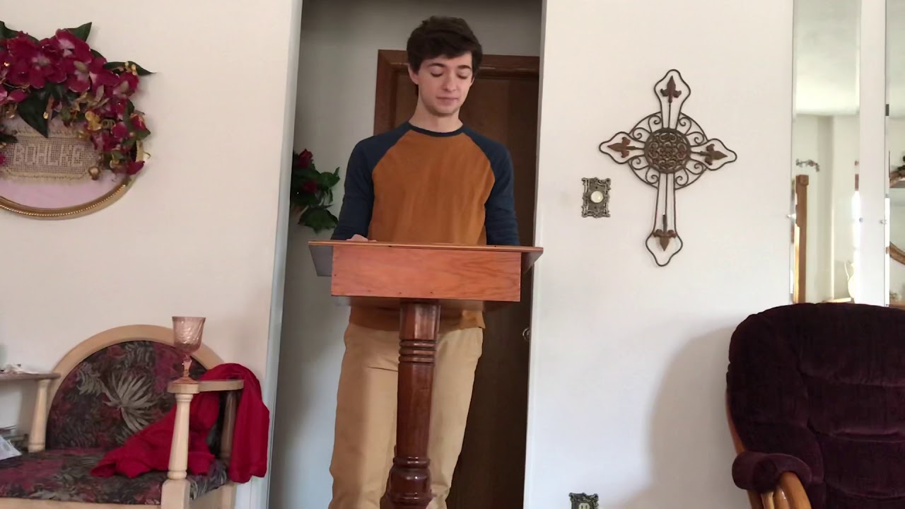 Ceremonial Speech - Ben Engle Public Speaking - YouTube
