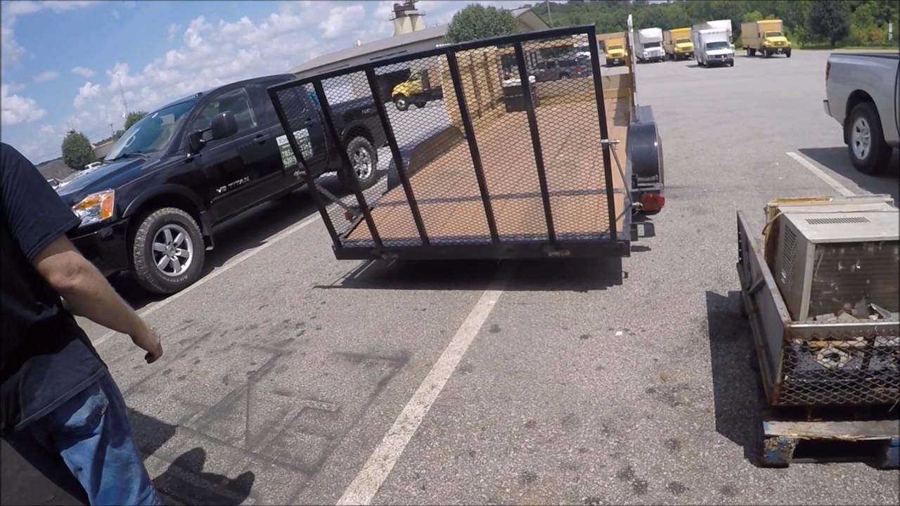 New trailer gate system - YouTube