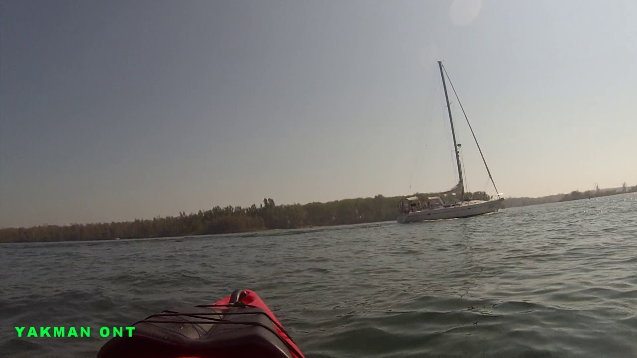 Kayak Fishing Saftey Tip #4 Watch Out For a Boats WAKE - YouTube