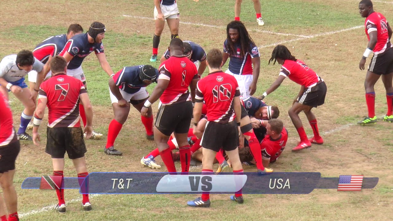 TRINIDAD AND TOBAGO V USA RUGBY 2018 - YouTube