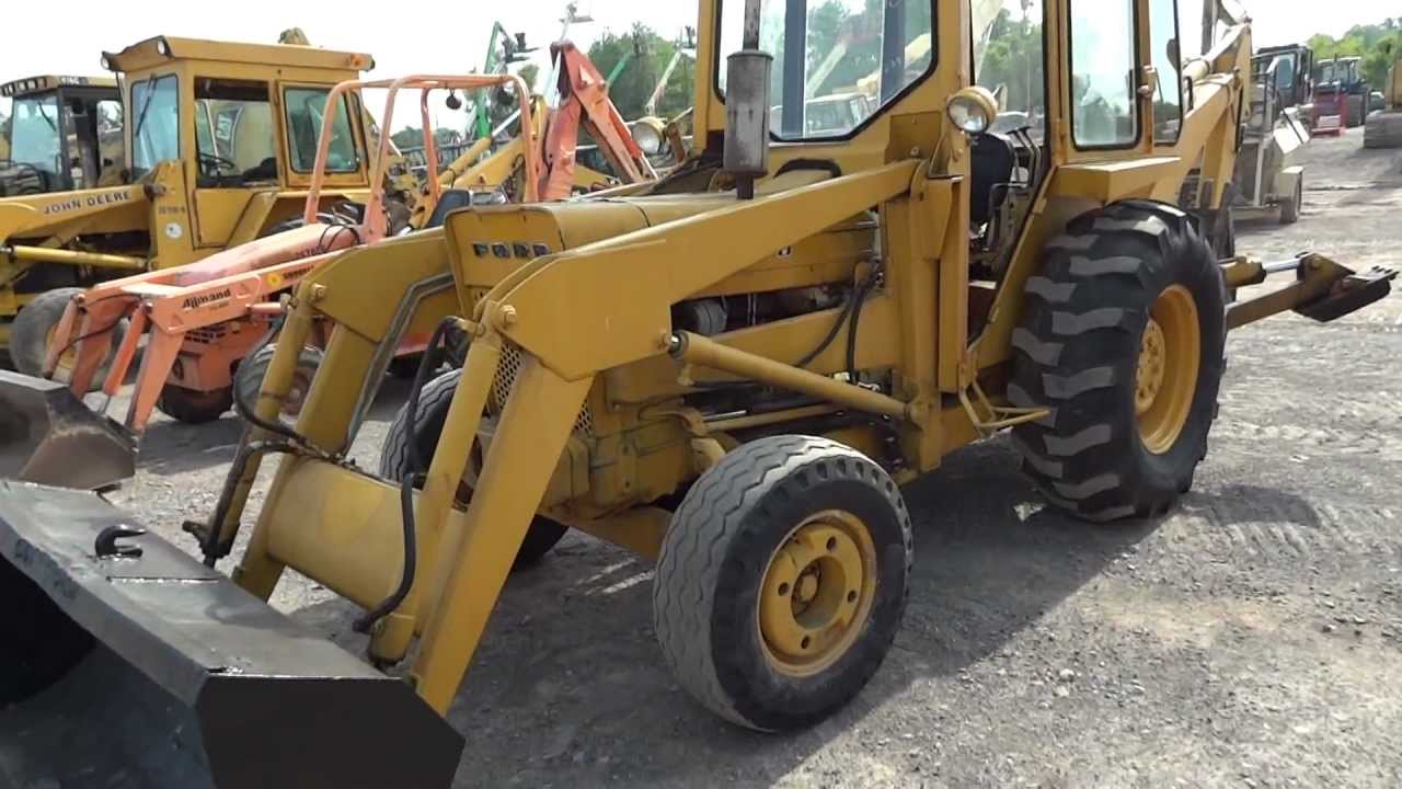 Death Trap Ford Backhoe YouTube
