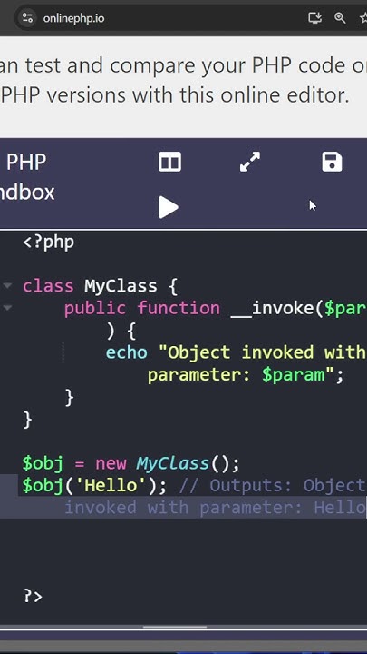 Php Invoke How To Make Objects Callable Like Functions In Tamil Youtube