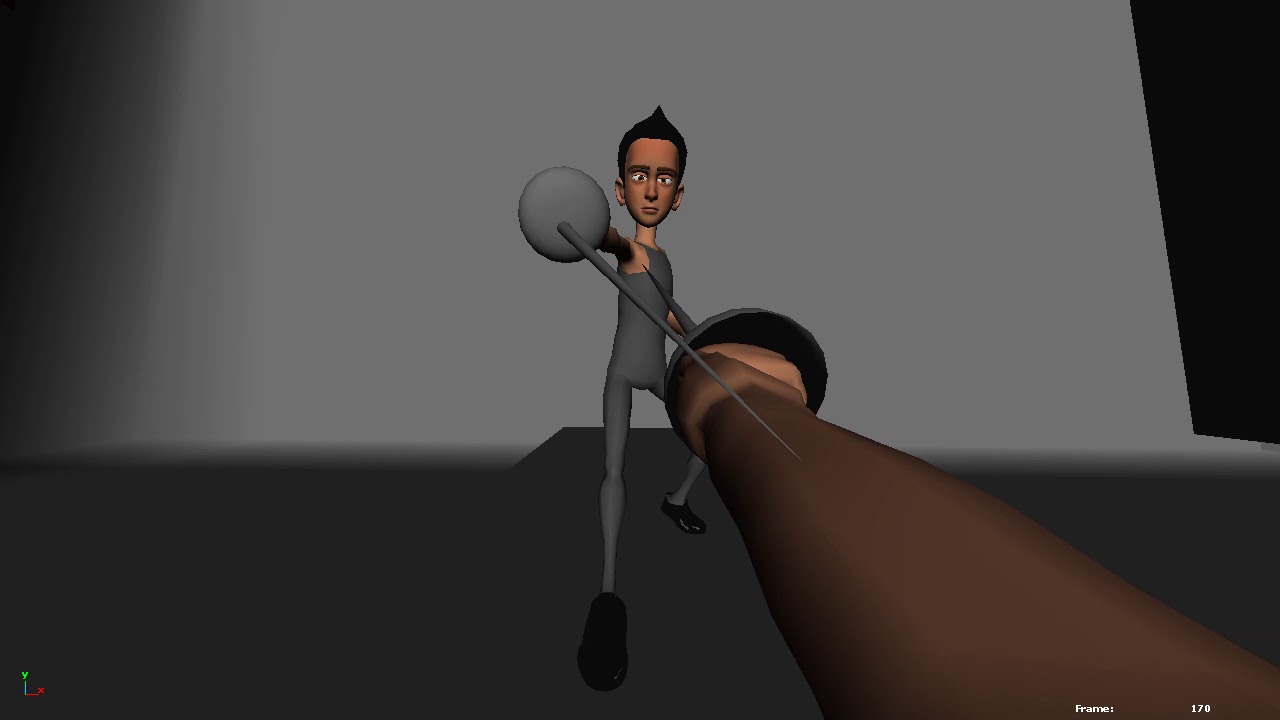 animation fencing - YouTube