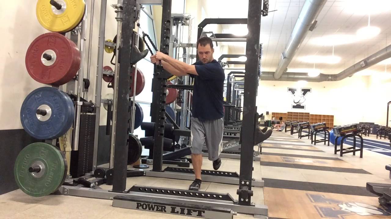 Single Leg Diagonal Cable Chop - YouTube