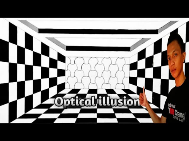 Lukisan 3d Hitam Putih