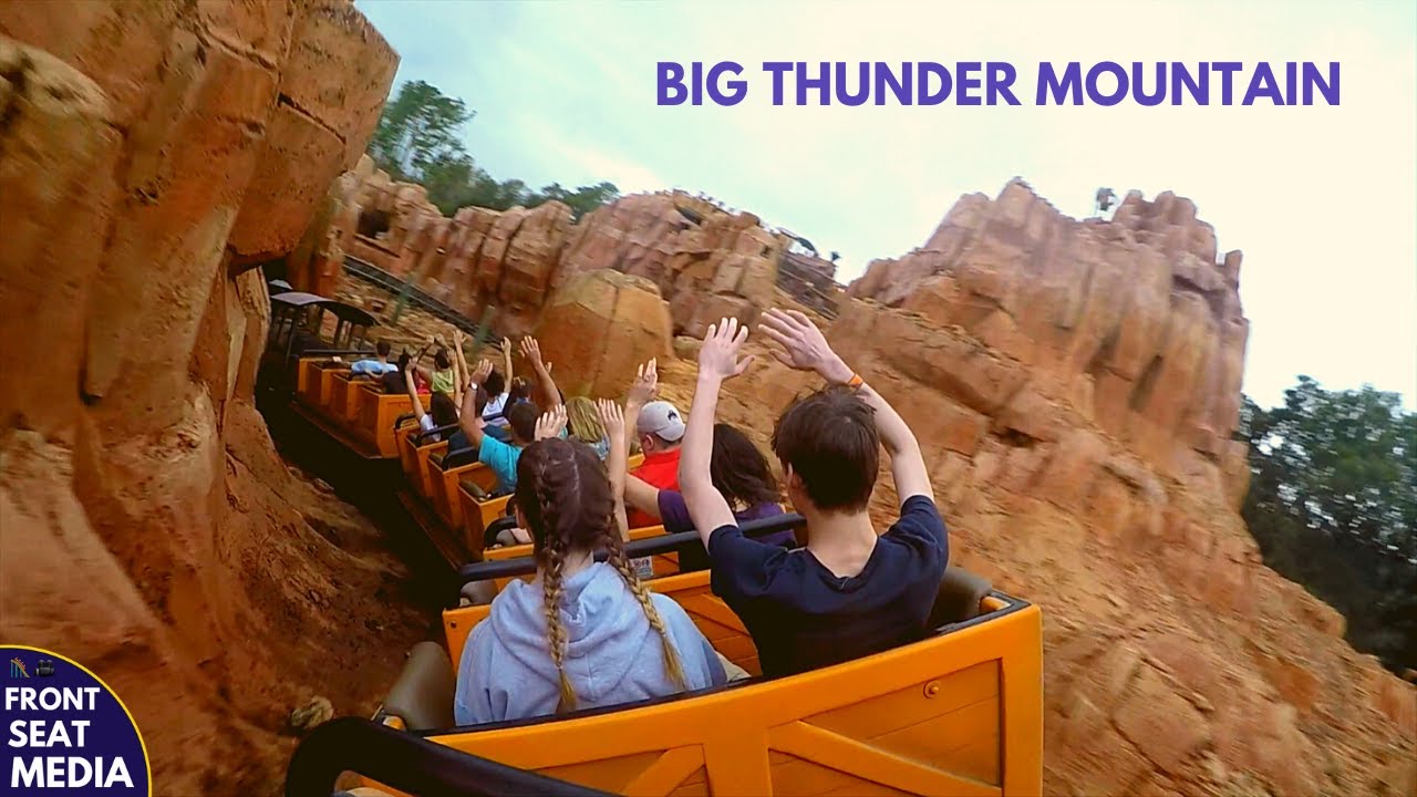 Big Thunder Mountain Railroad on-ride 4K POV Disney's Magic Kingdom ...