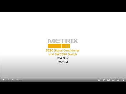 Metrix - Rod Drop Measurement with 5580 & SW5580 - Part 5A - YouTube