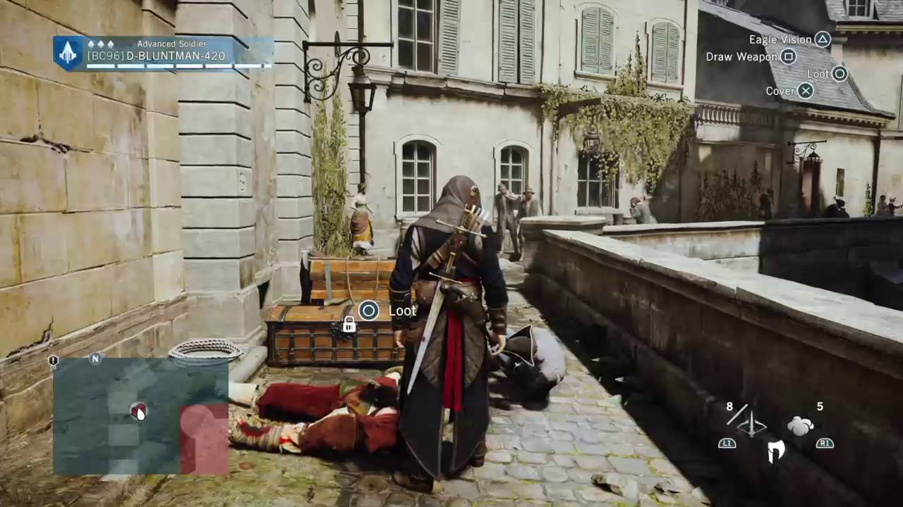 D-BLUNTMAN-420 plays Assasins Creed Unity Story and Co op Plus getting ...