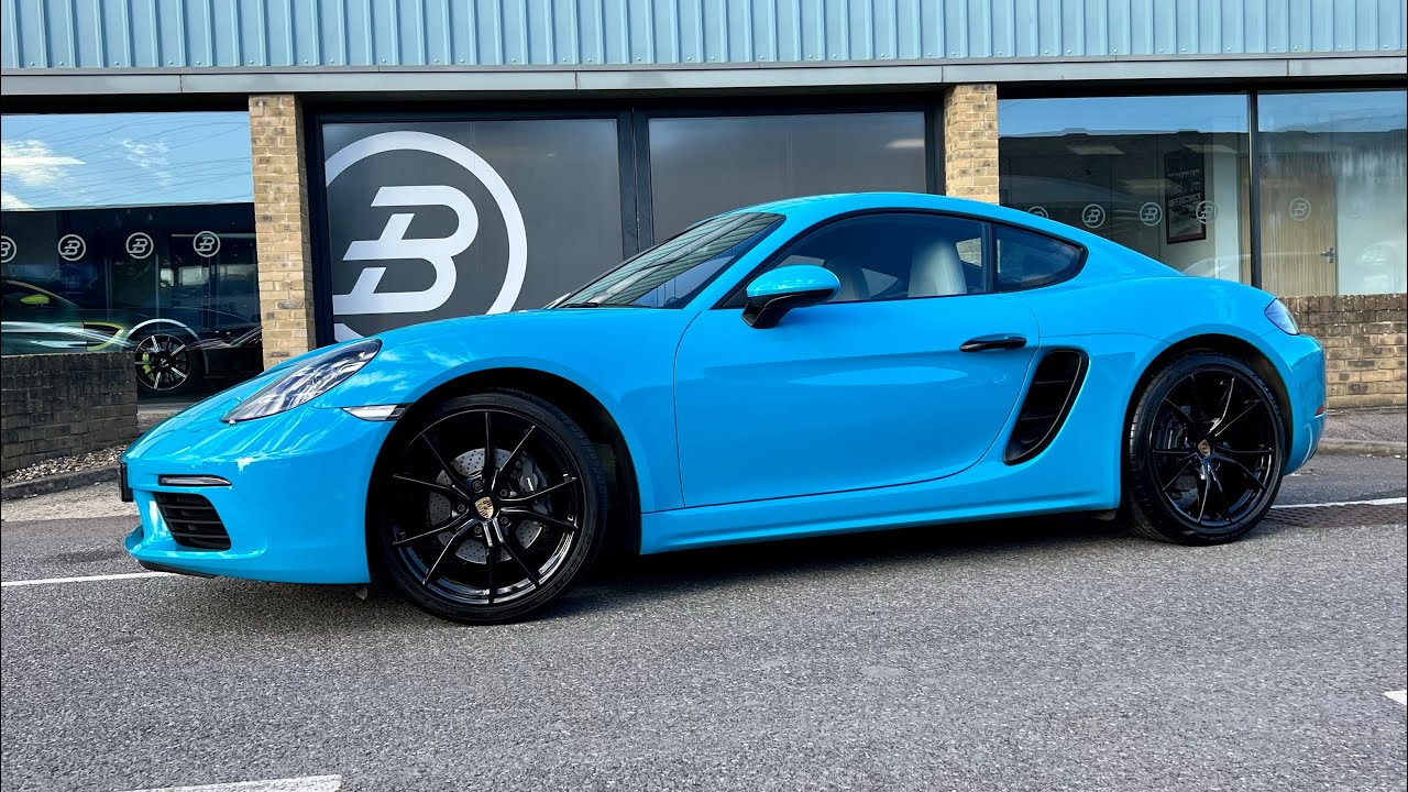 Porsche 718 Cayman in Miami Blue for sale - YouTube