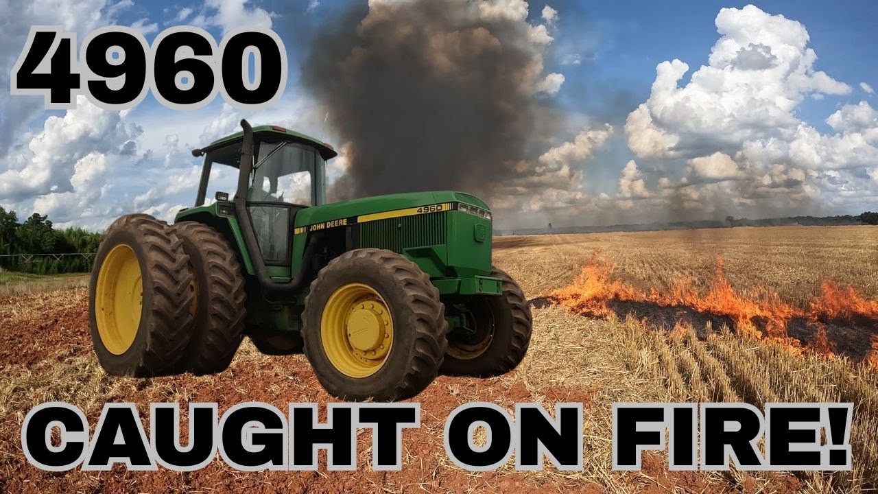 VALUABLE Tractor on Fire! - YouTube
