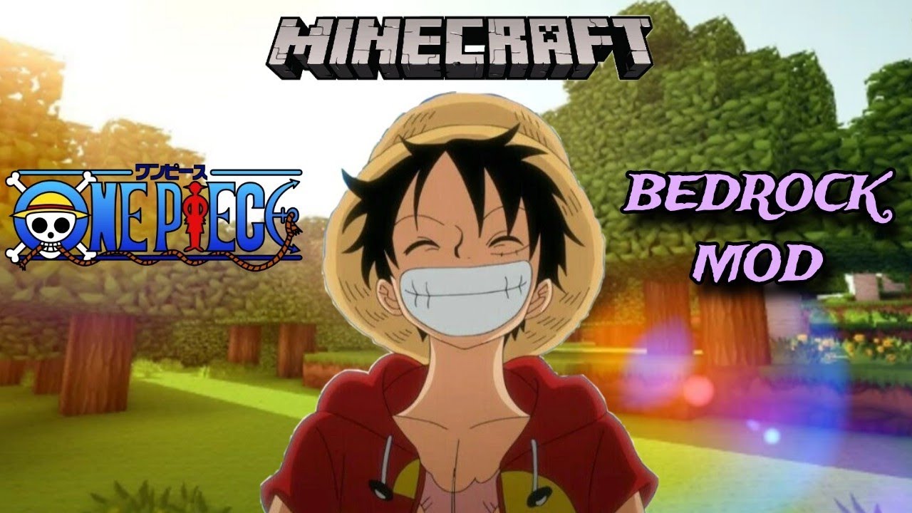 *NEW* BEST ONE PIECE MOD FOR MINECRAFT BEDROCK EDITION! - YouTube