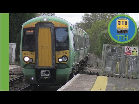 Class 377 at Warnham - YouTube
