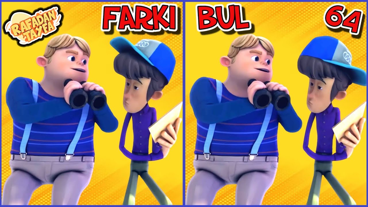 RAFADAN TAYFA - Fark Bulma 64 / Farkı Bul Bulmaca Oyunu ( Oyuncak Köyü ...