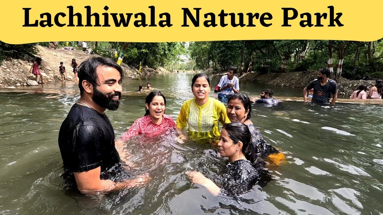 Lachhiwala nature park Dehradun l Water park me maze kiye #gopro #vlog ...
