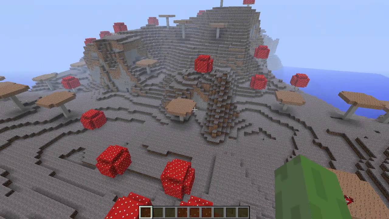 Minecraft - Large Mushroom Biome Seed! | Wrighty - YouTube