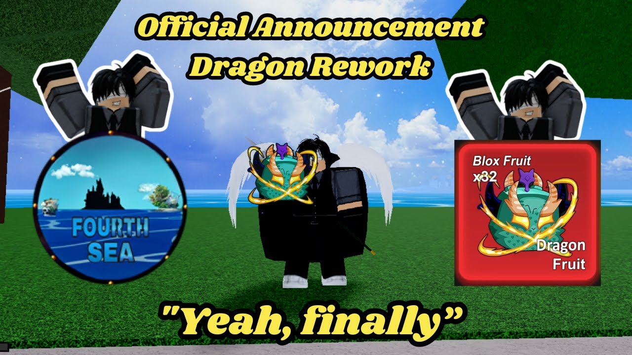 Official Dragon Rework Announcement | Blox Fruit | Roblox - YouTube