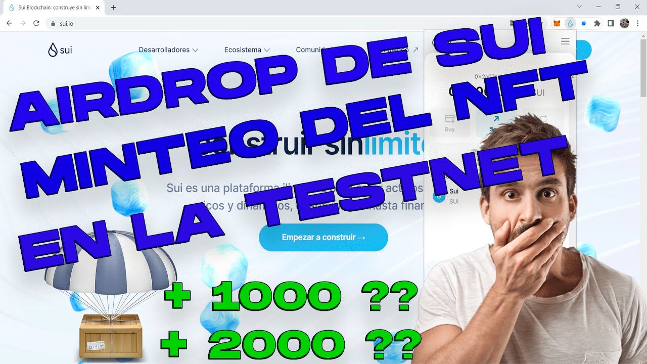 AIRDROP DE #SUI USANDO LA TESTNET POSIBLES 1000 $ 2000 $ - YouTube