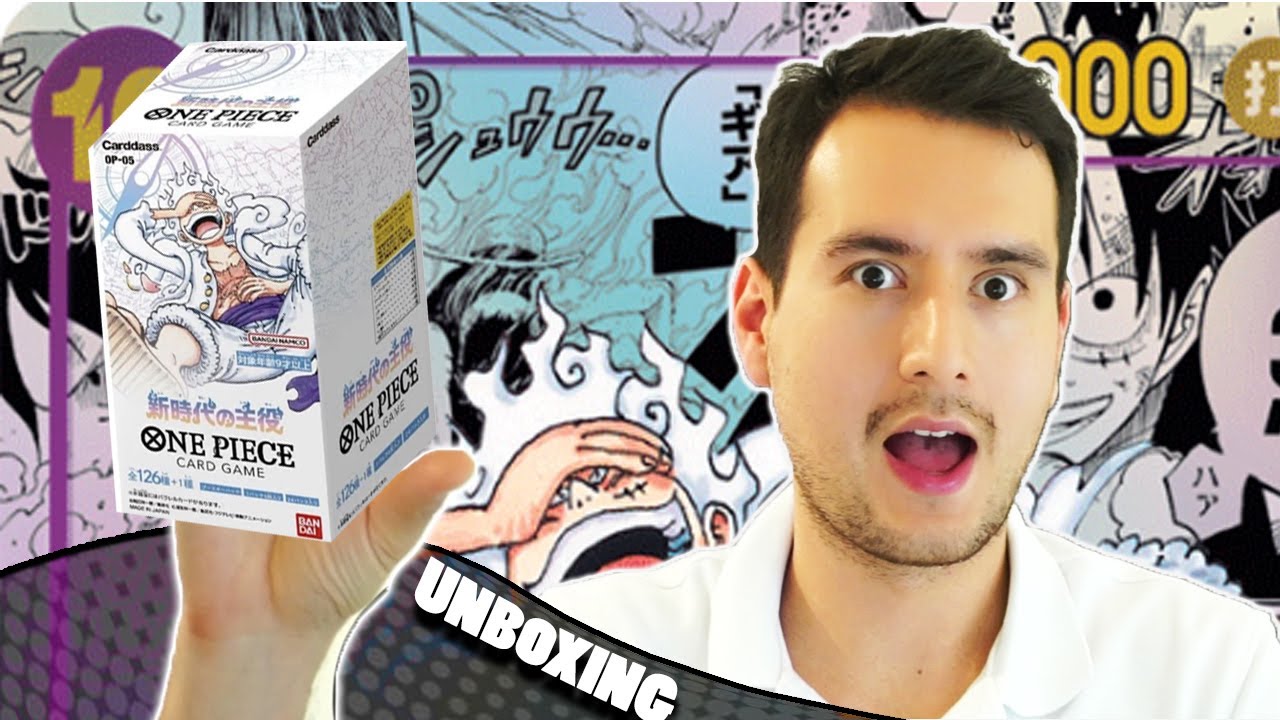 Abriendo BOOSTER BOX ONE PIECE OP5 ONE PIECE CARD GAME @tonionoficial ...