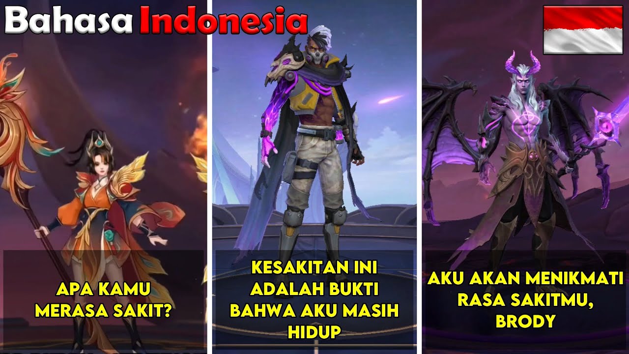 Percakapan Khusus Skin Ruby Collector mobile legend bahasa Indonesia ...