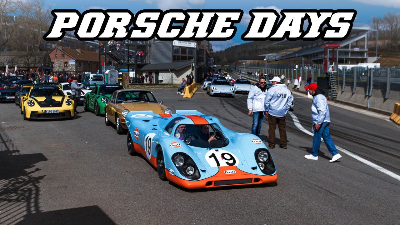 Porsche days Francorchamps 2023 | 992 GT3 RS, CARRERA GT, 917 REPLICA ...