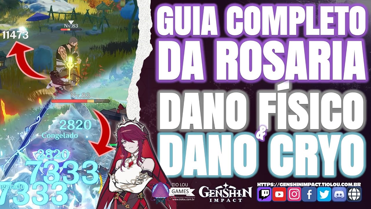 Genshin Impact Rosaria Build - Main DPS/Support (Cryo e Físico) - YouTube