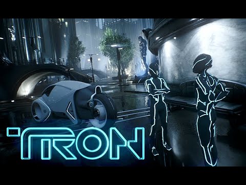Tron tribute in VR unreal test - YouTube