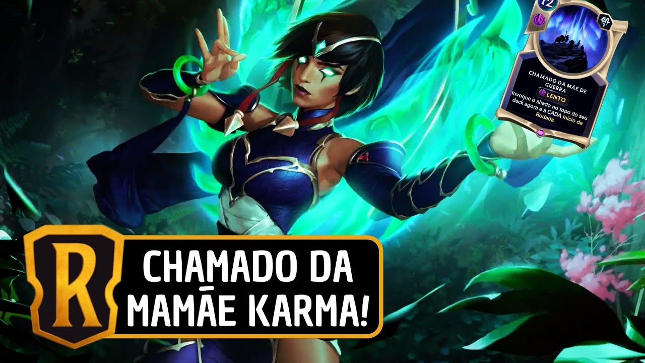 DECK DE TRYNDA E KARMA - FORTE E DIVERTIDO - Legends of Runeterra - YouTube