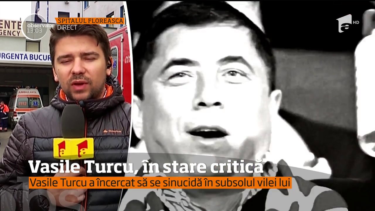 Vasile Turcu, în stare critică. Fostul acționar a încercat să se ...