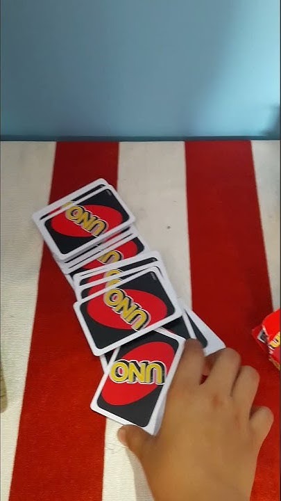 the new uno card game 😁 - YouTube