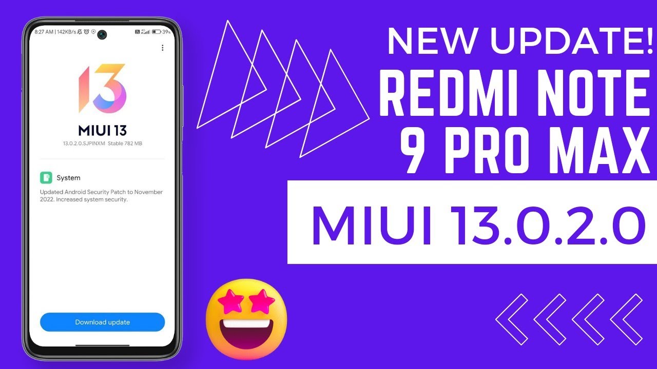 REDMI NOTE 9 PRO MAX NEW UPDATE MIUI 13.0.2.0 | REDMI NOTE 9 PRO MAX ...