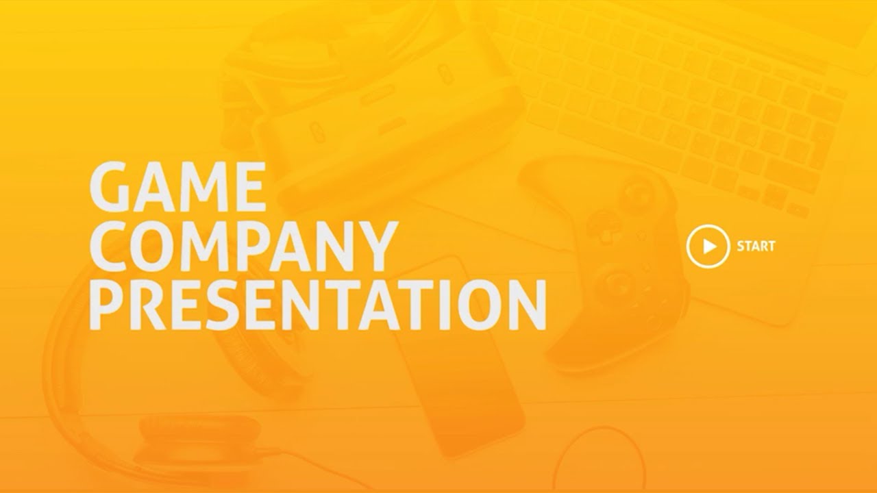Game Company Presentation Infographics - After Effects Template - YouTube