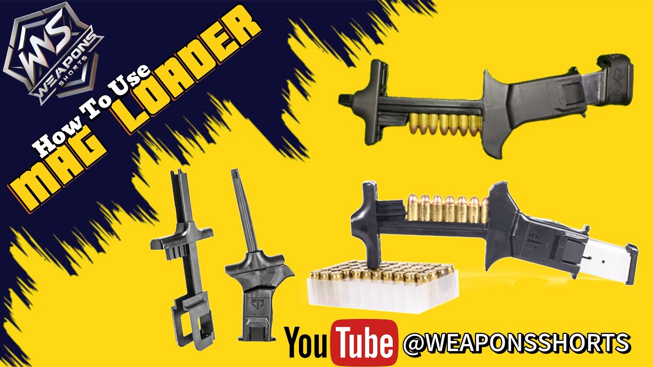 How to Load a 9mm Pistol Magazine with Speed Loader | How to Load ...