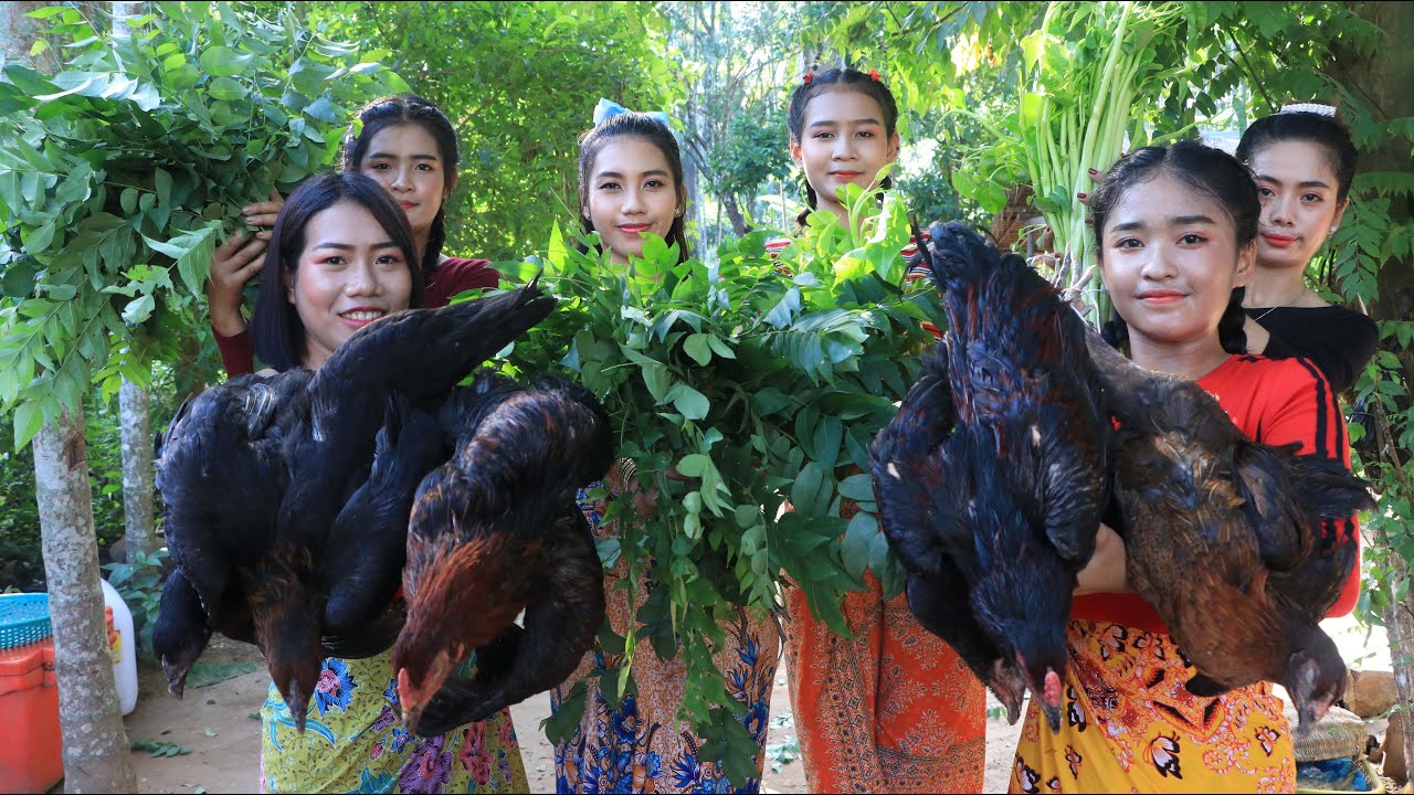 Amazing cooking 30 kg chicken traditional curry recipe in my family ...