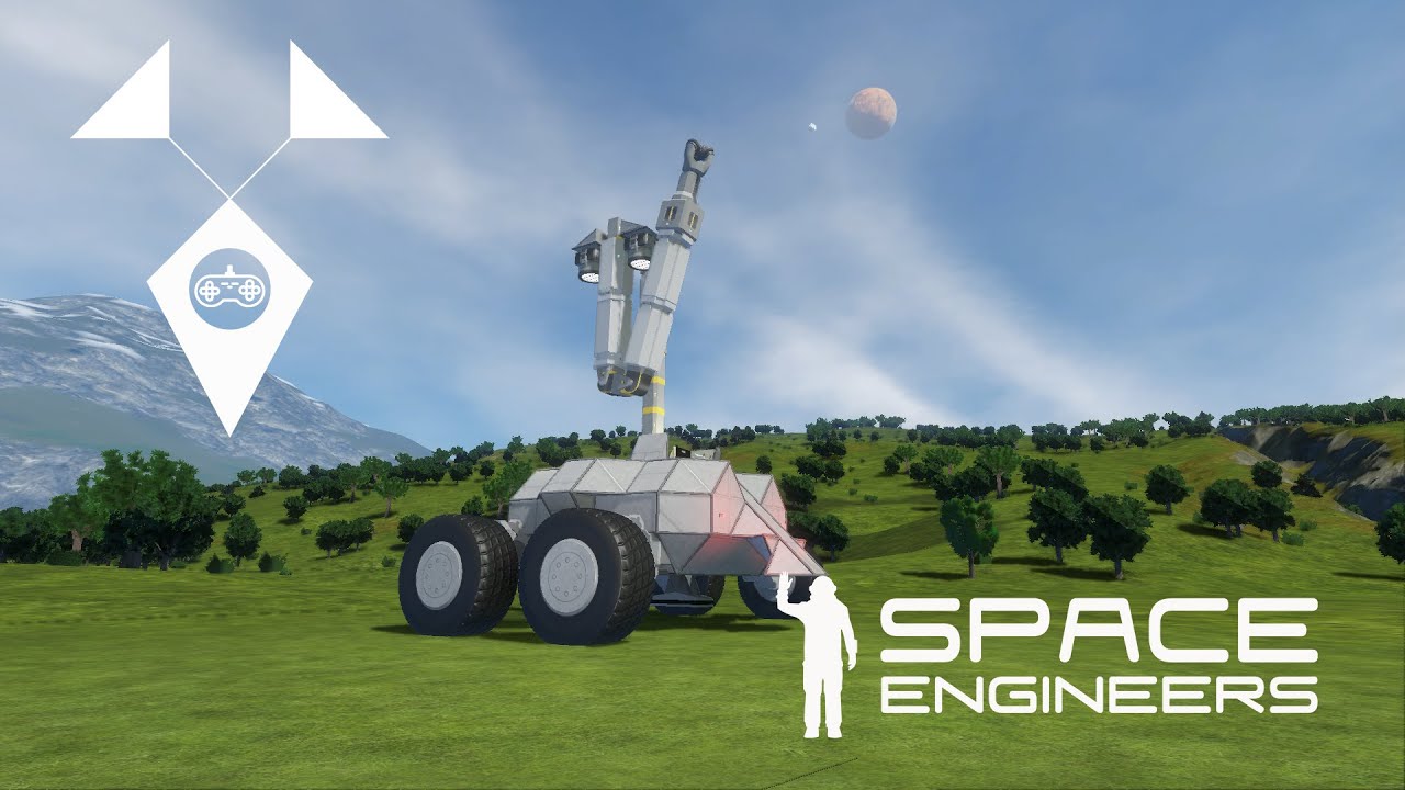 Deep Mining Rover Trailer | Space Engineers - YouTube