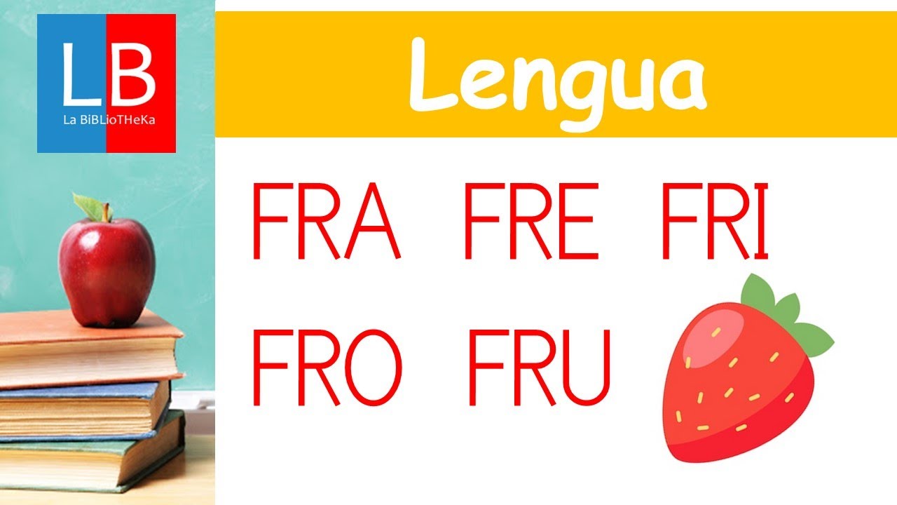 FRA FRE FRI FRO FRU. Aprender a LEER para niños 👩‍🏫PRIMARIA - YouTube