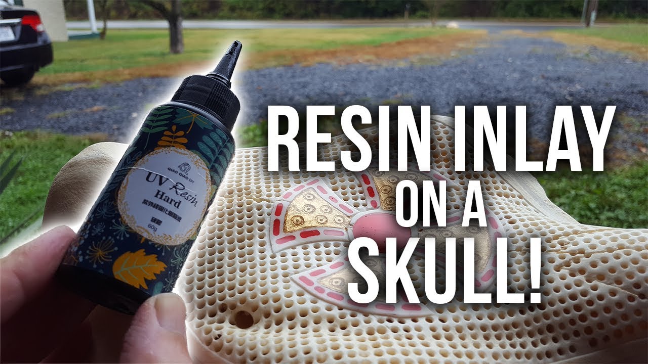 RESIN INLAY Tutorial for Skull Carving! - YouTube