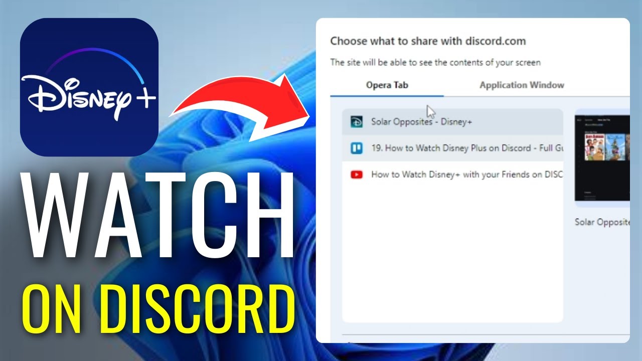 How to Watch Disney Plus on Discord - Full Guide - YouTube