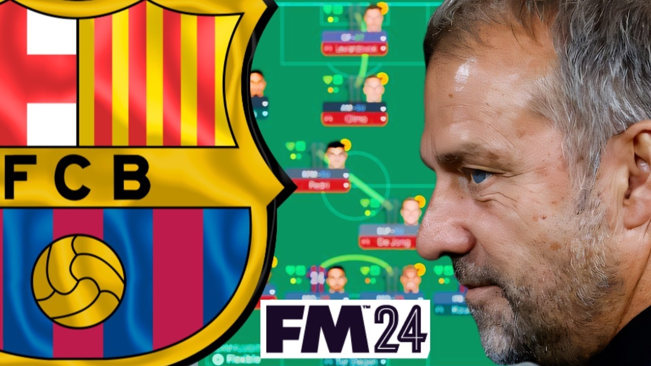 Flick's Barcelona Tactic that DOMINATED Real Madrid | Football Manager ...