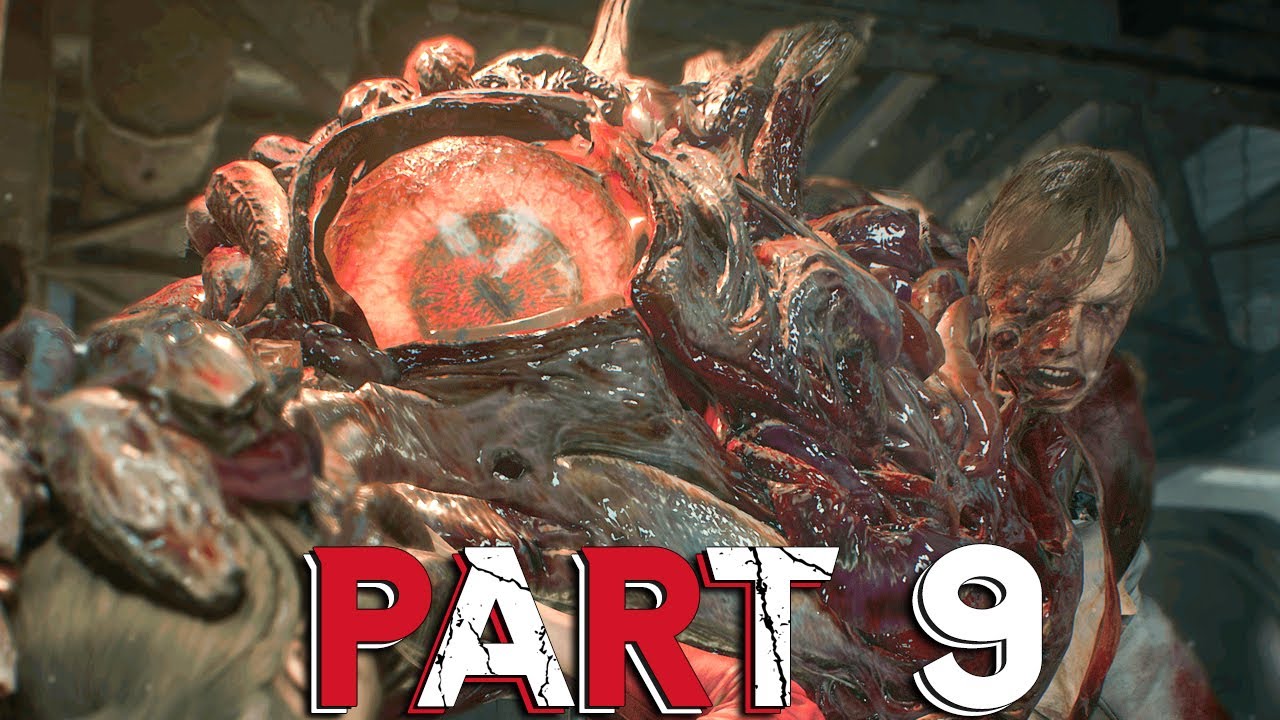 RESIDENT EVIL 2 REMAKE Walkthrough Gameplay Part 9 - GOLGOTHA VIRUS ...