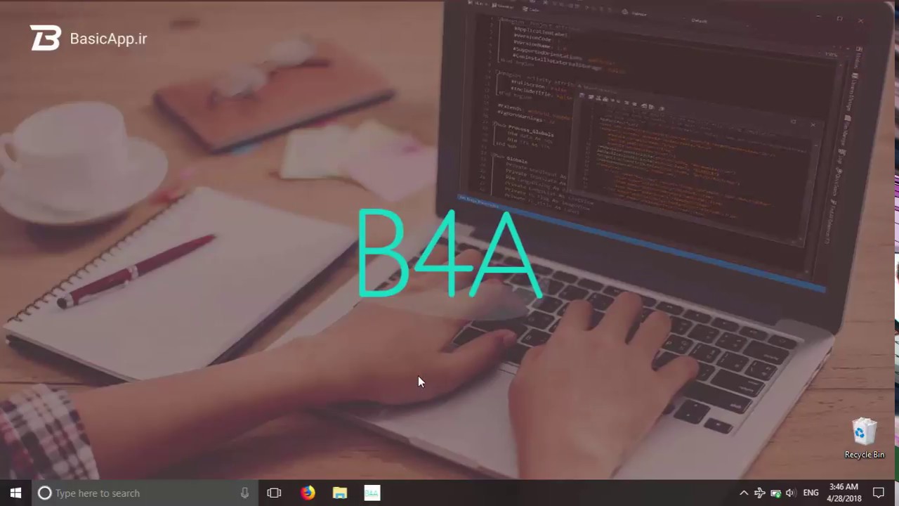 دوره آموزش B4A - قسمت دوم : معرفی محیط بیسیک فوراندروید - YouTube
