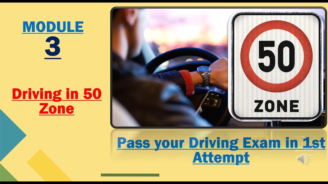 Driving in 50 km/h Zone | CBR Practical Driving Test Part 3 | Pass Your ...
