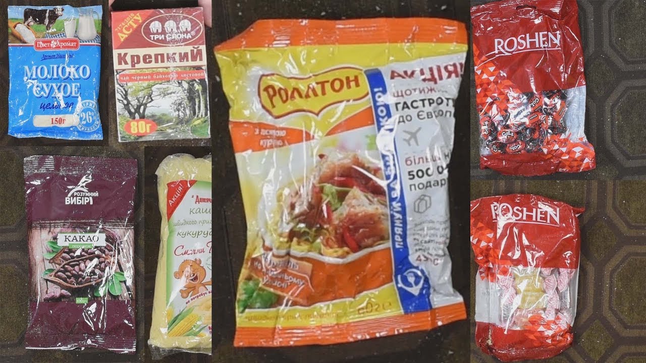 Ukrainian Instant Noodles & Treats - Unboxing Time - YouTube