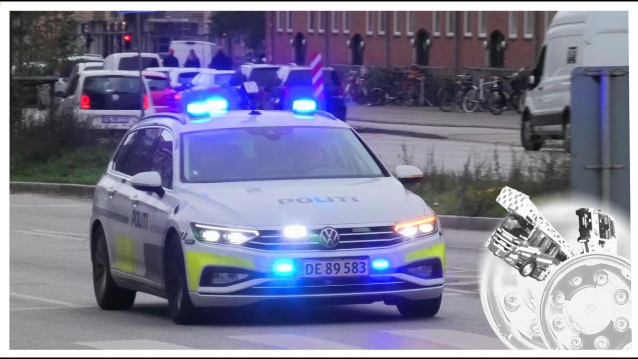 POLITI PATRULJE fanget i nordvest politibil i udrykning polizei ...