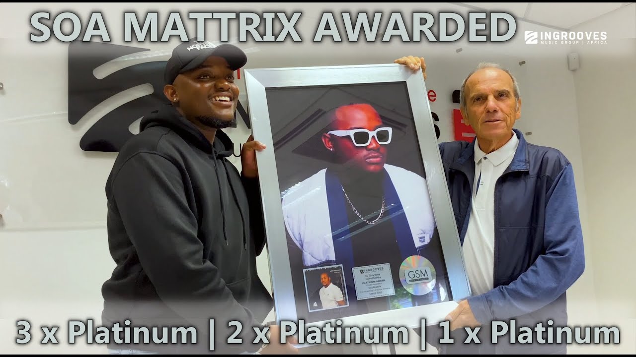 Amapiano Artist , Soa Mattrix Receives Triple Platinum, Dbl Platinum ...