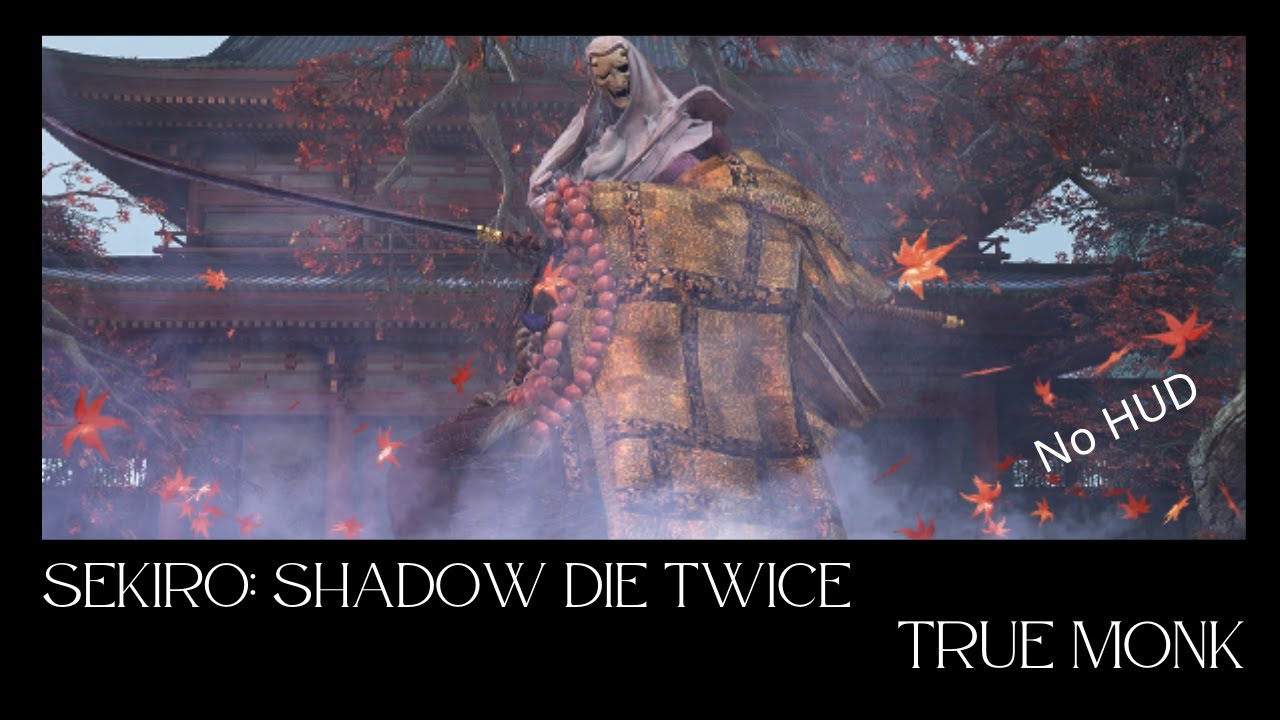 Sekiro: Shadow die twice | True Monk | No HUD Fight - YouTube