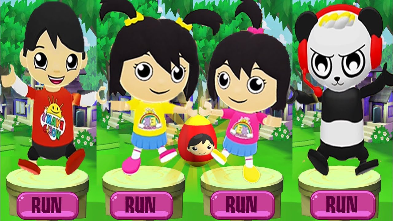 Tag with Ryan vs Emma and Kate vs Combo Panda | All Characters Gameplay ...