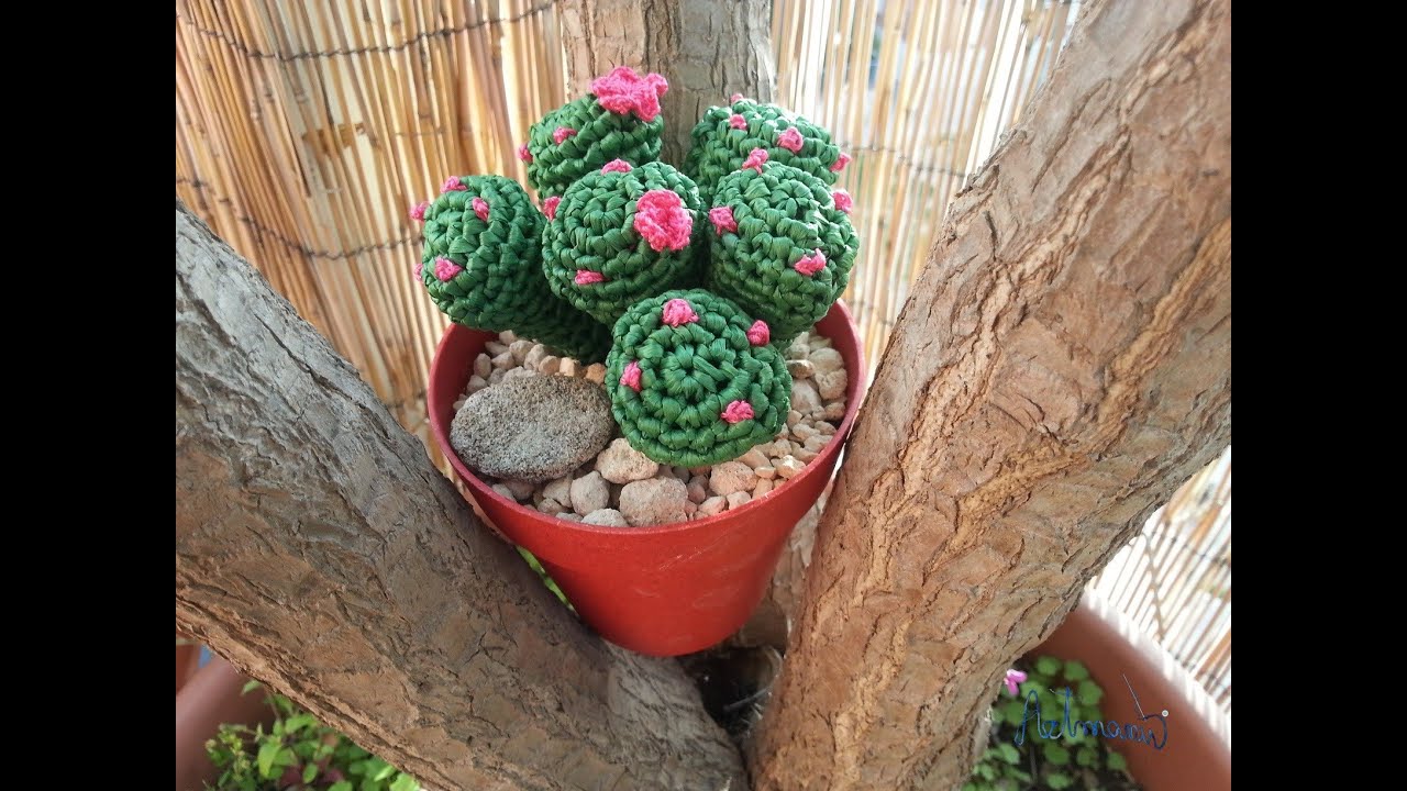Tutorial crochet/ganchillo cactus dedo parte 1 - YouTube