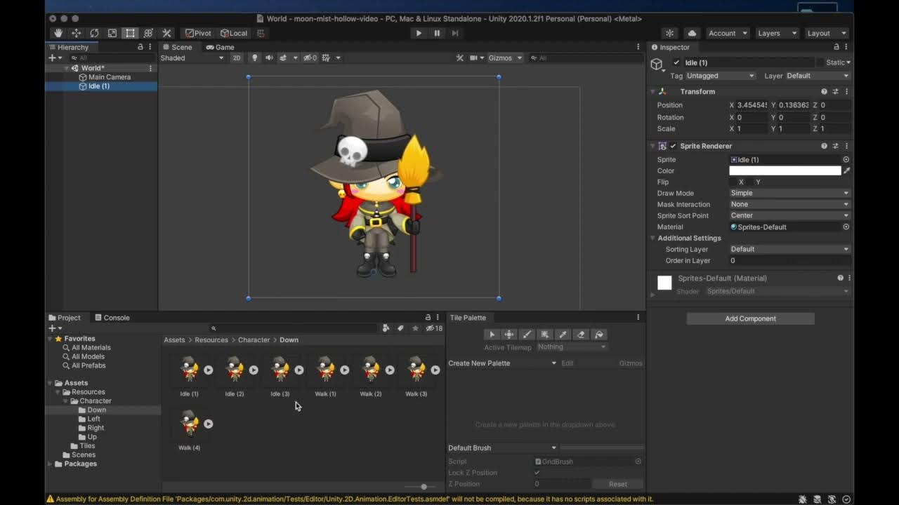 Unity Isometric Tilemap: E01 Setting Up the Tilemap - YouTube