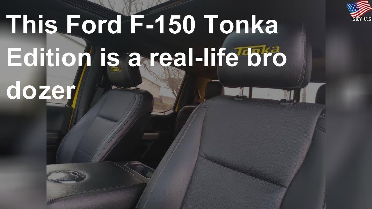 This Ford F-150 Tonka Edition is a real-life bro dozer - YouTube